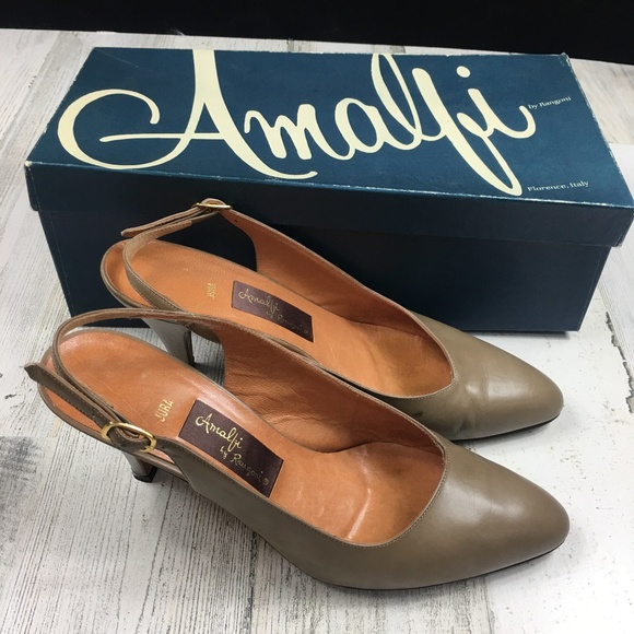 Amalfi | Shoes | Vintage Amalfi By Rangoni Slingback Heels | Poshmark
